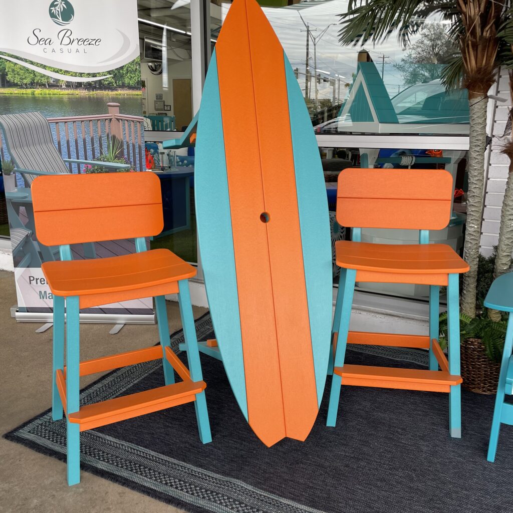 6' Surfboard Tables - Patio Casual Outdoor Furniture