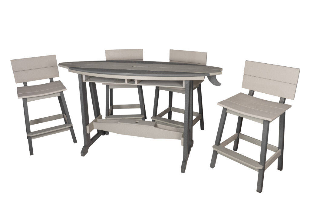 6' Surfboard Tables - Patio Casual Outdoor Furniture