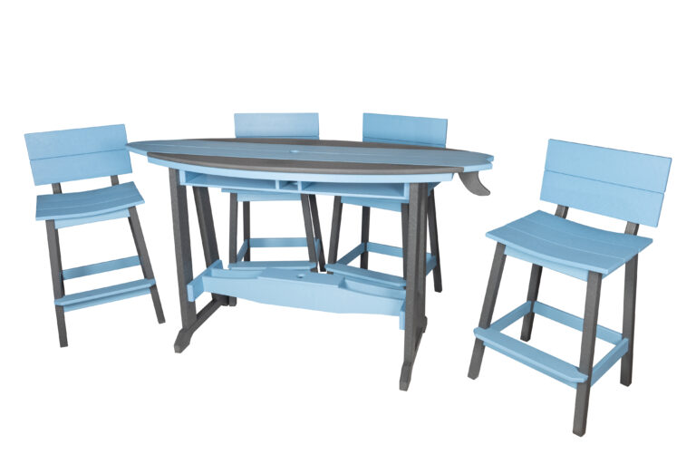 6' Surfboard Tables - Patio Casual Outdoor Furniture